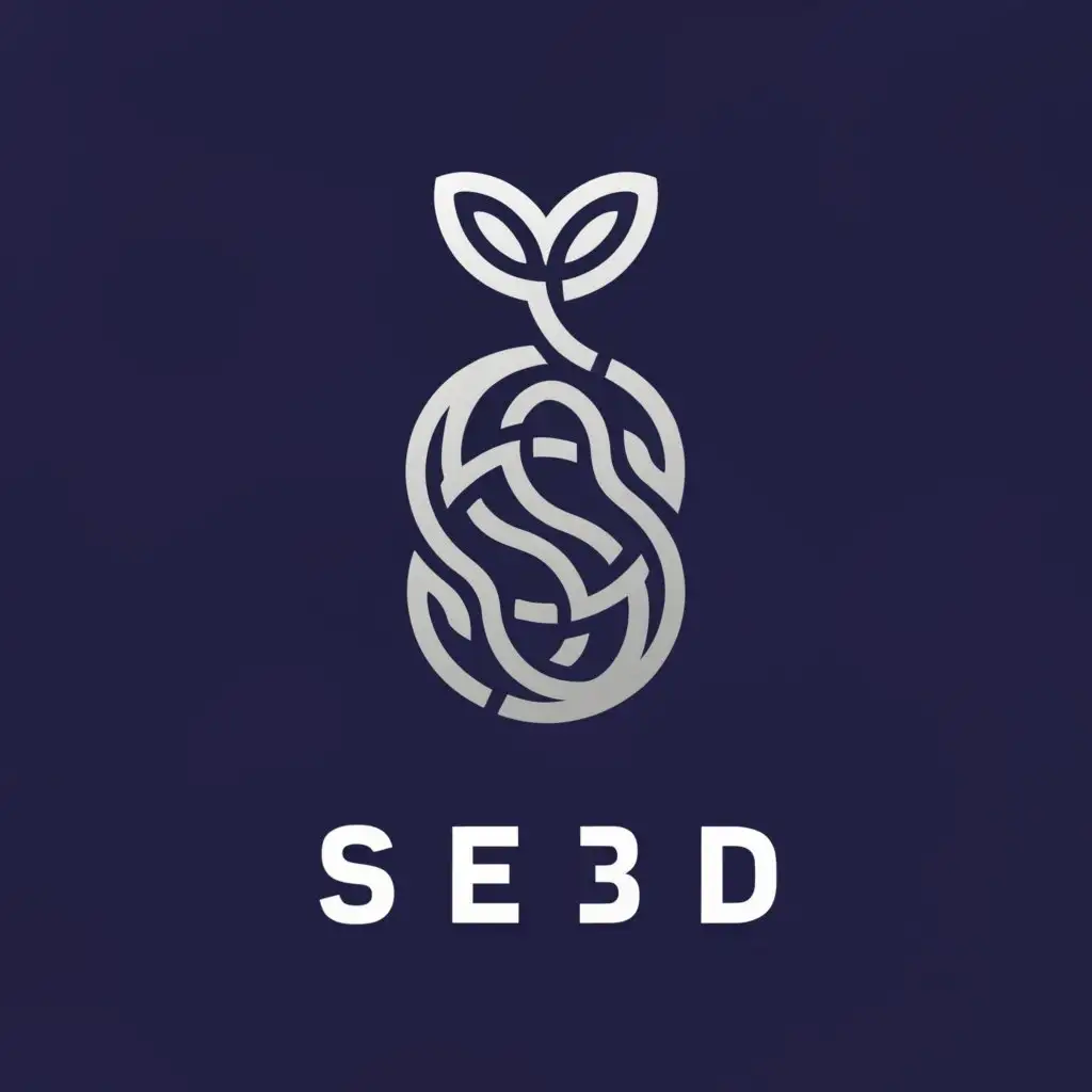 LOGO Design for SE3D Futuristic Seed Symbol for Technology Industry ...