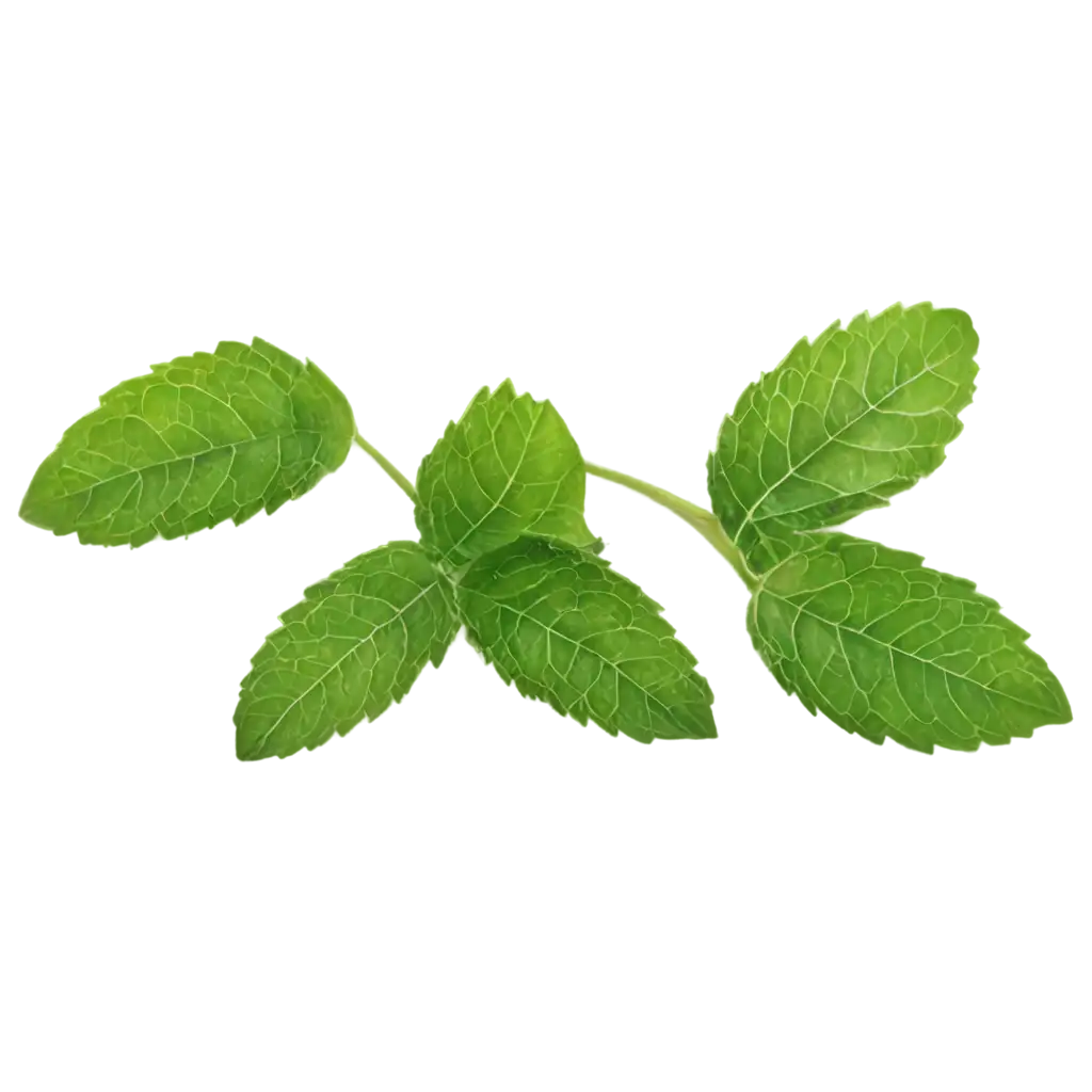 Fresh Mint Leaves PNG Refreshing Visuals for Culinary and Wellness ...