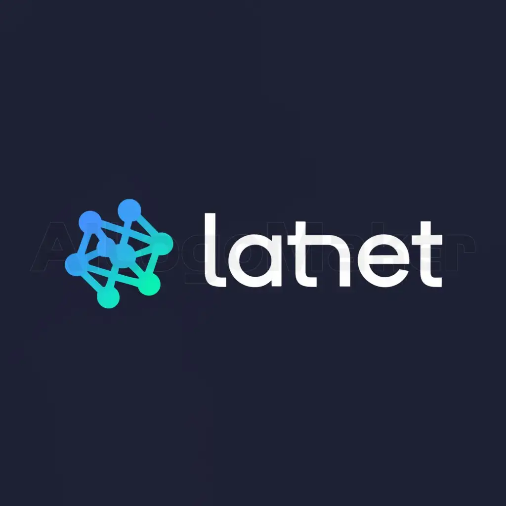 LOGO Design For LATnet Minimalistic Symbol for Clear Branding | AI Logo Maker