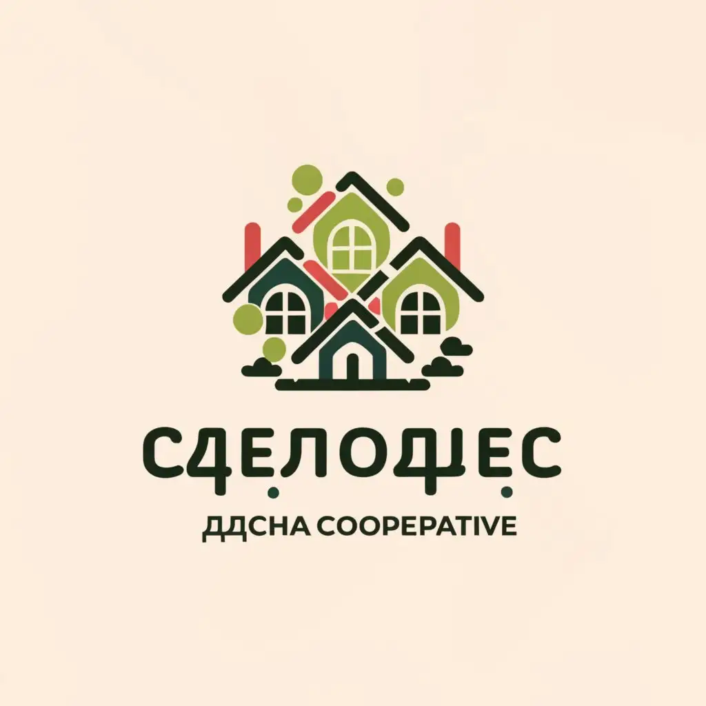 LOGO Design for Dacha Cooperative ForestThemed Houses in a Clear ...