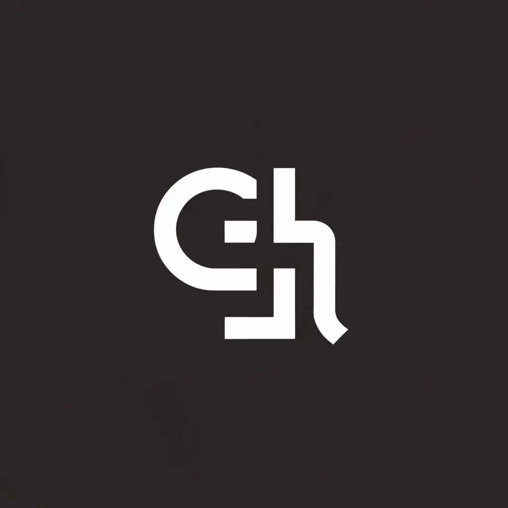 LOGO Design For G Connect Modern GH Text with Connected G and H Symbol ...