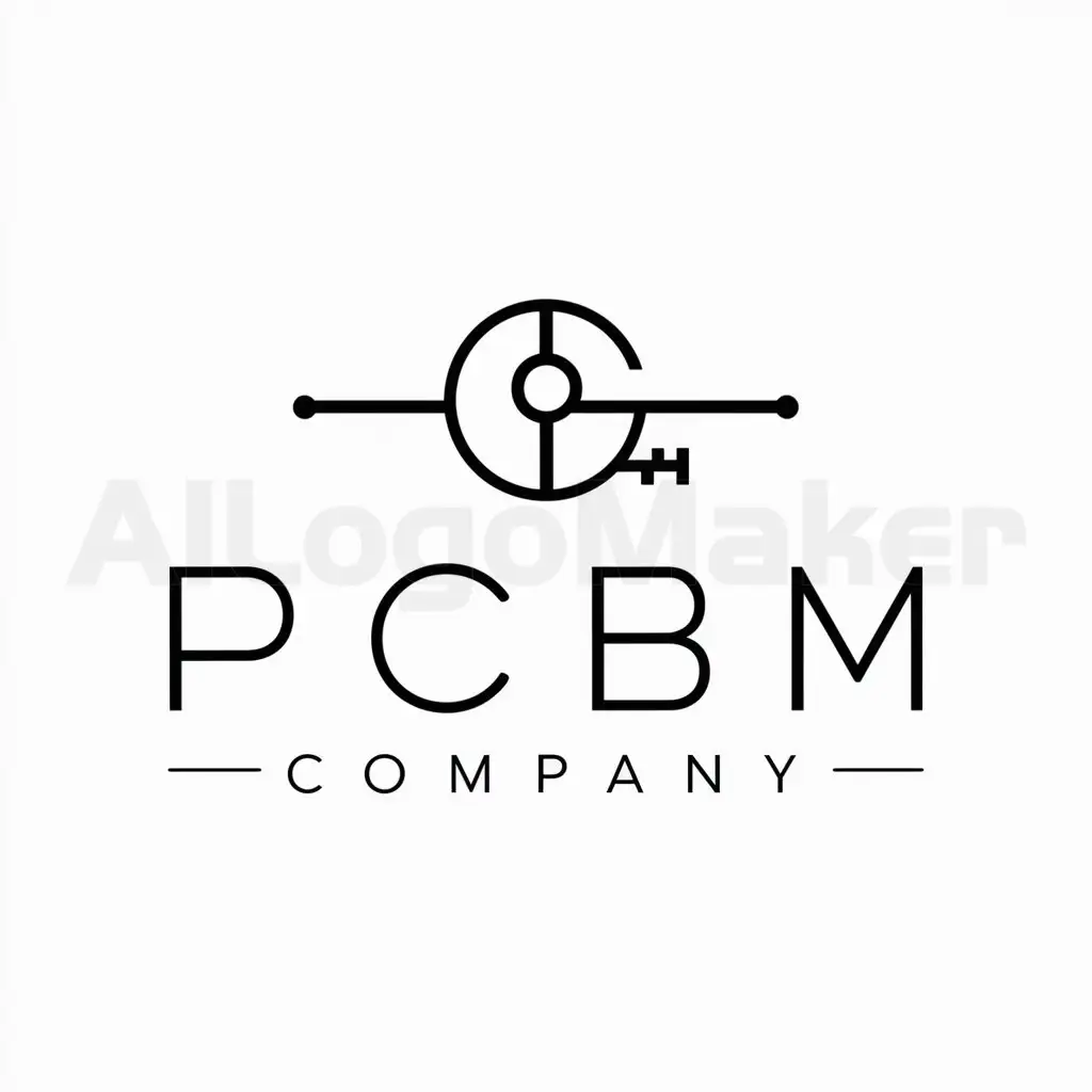 LOGO Design for PCBM Company Minimalistic Criminology Symbol in Technology Industry | AI Logo Maker
