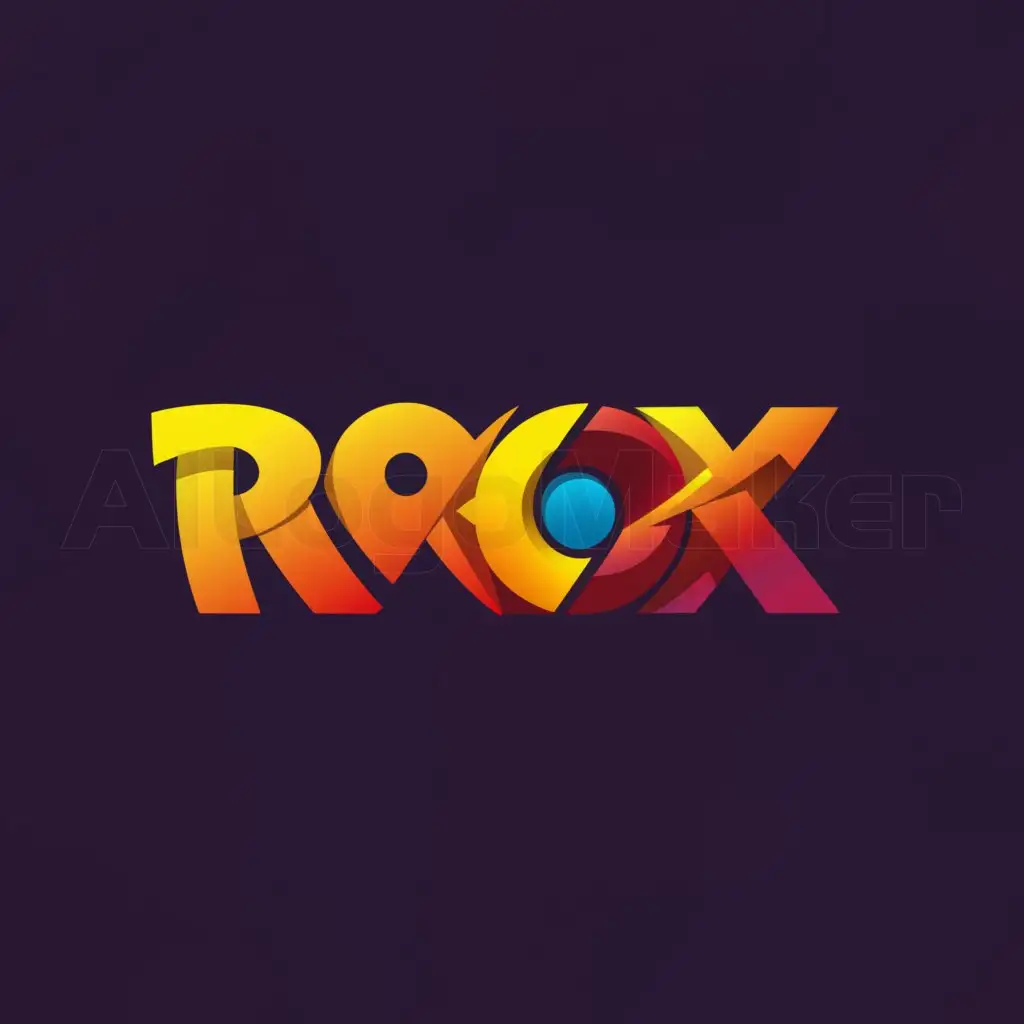 LOGO Design For VAMSIRAJU ROX Modern Text with Emphasis on ROX Symbol ...
