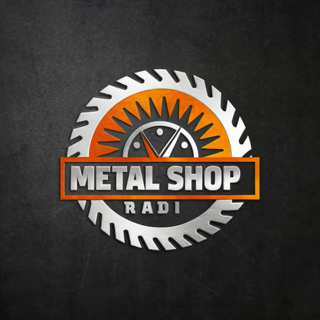 LOGO Design for Metal Shop Radio Dynamic Saw Blade Emblem for ...