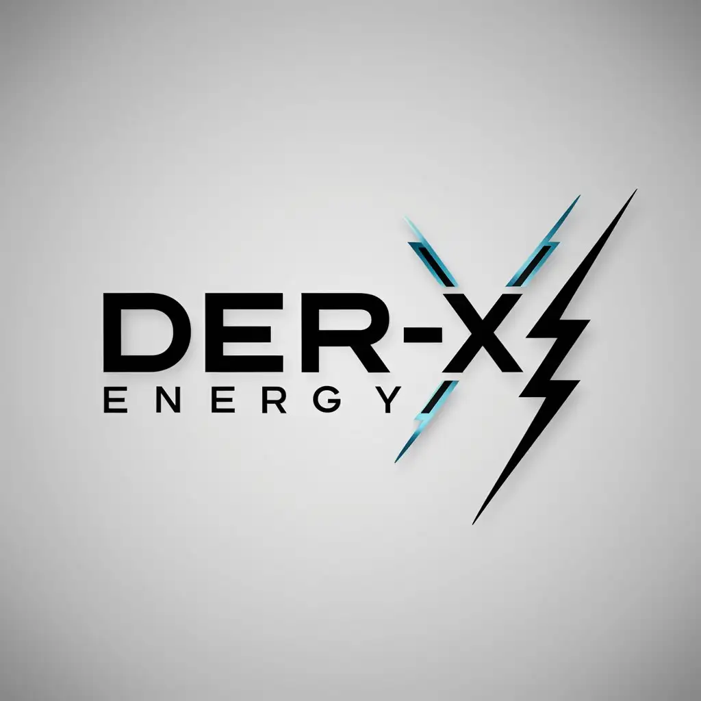 LOGO Design for DERX ENERGY Dynamic Electrical Current Emblem for the ...